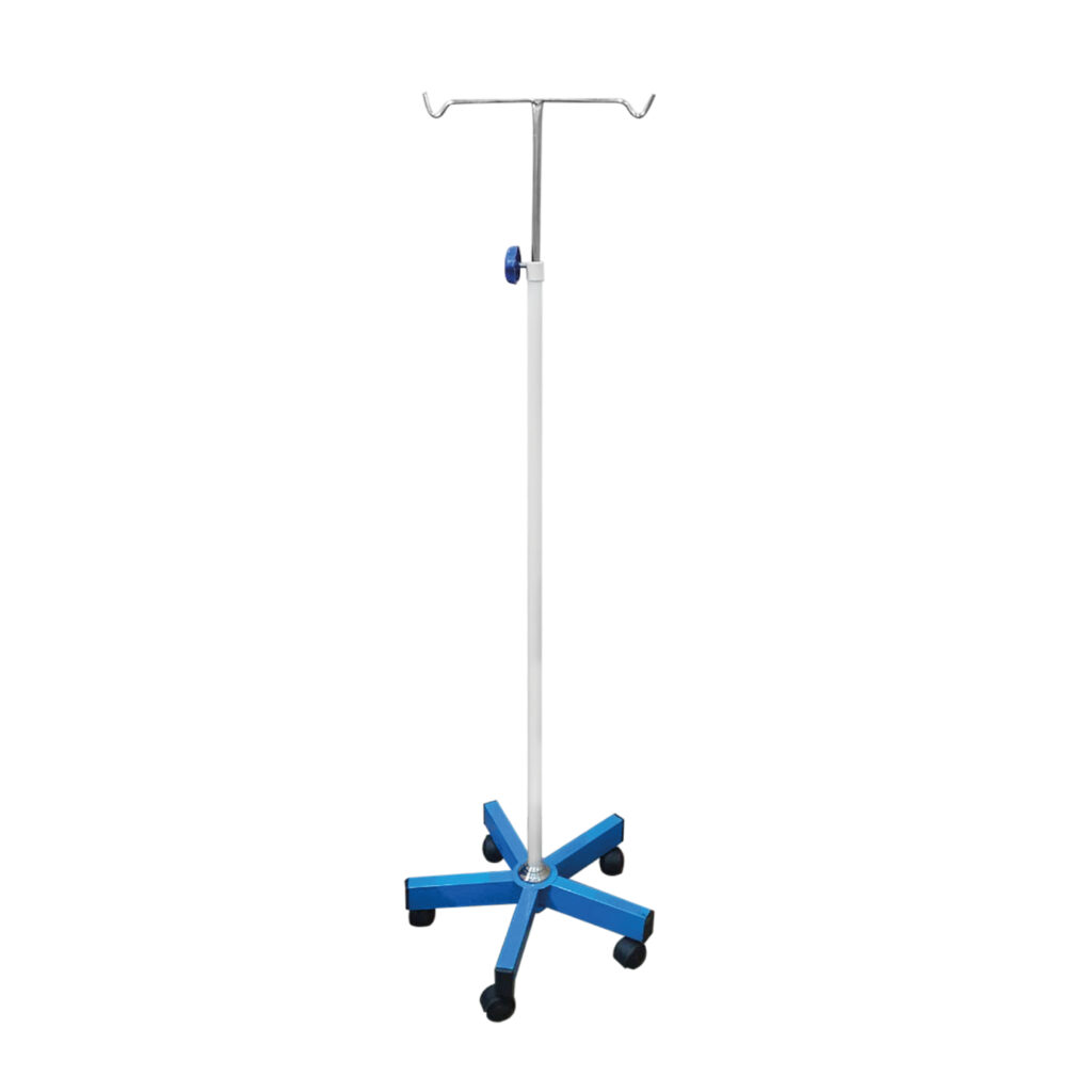 IV Pole 2 Hooks (MHS-IV-2) - M Haider Surgical